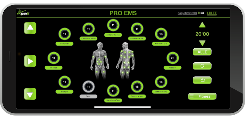 PRO EMS System DE – eaglefit Service